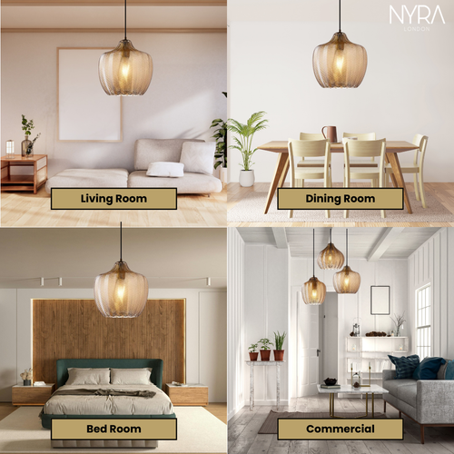 Mona Glass Pendant Lights - NYRALONDON