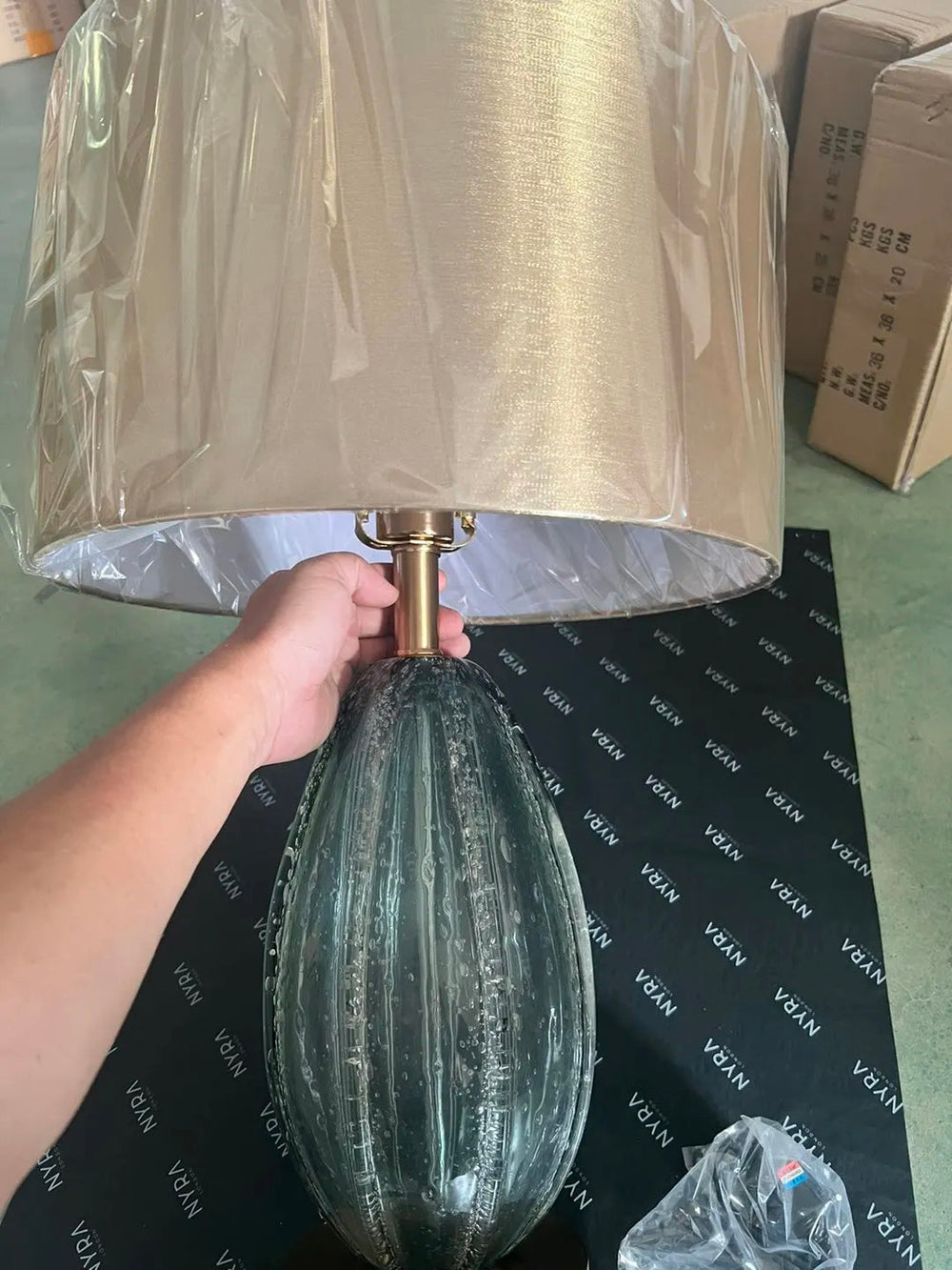 Ofula Glass Lamp | Nyralondon - NYRALONDON