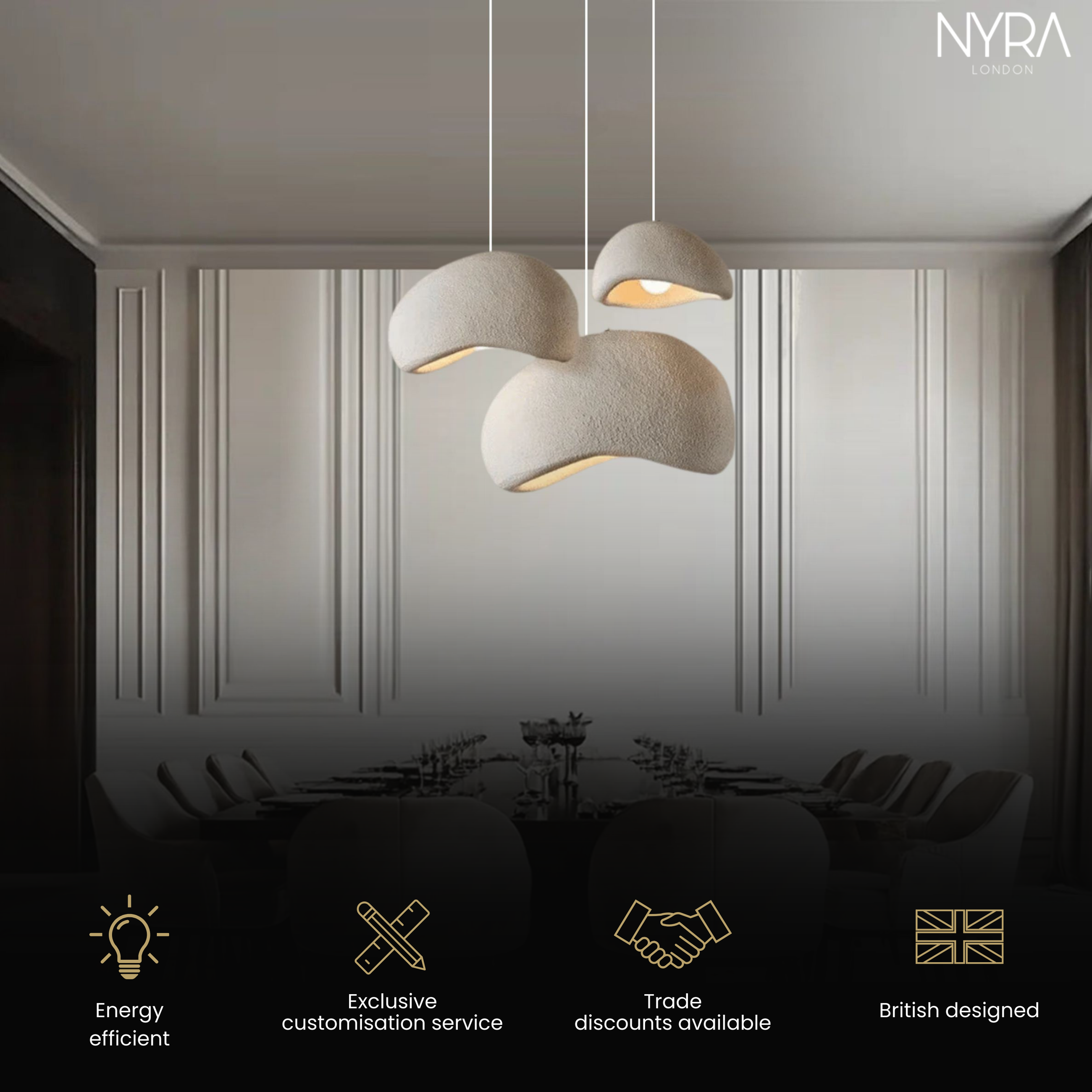 Boho Wasabi Chandelier Lights | Neutral Home Lighting | NYRALONDON ...