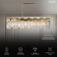 Freya Creative Gold chandelier | Nyralondon - NYRALONDON