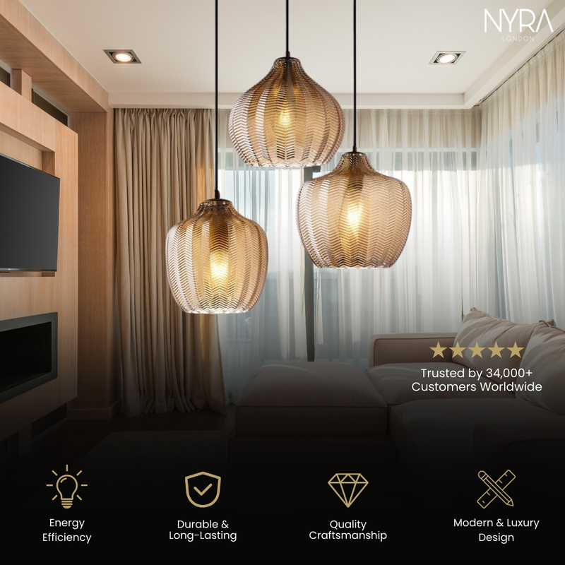Mona Glass Pendant Lights - NYRALONDON