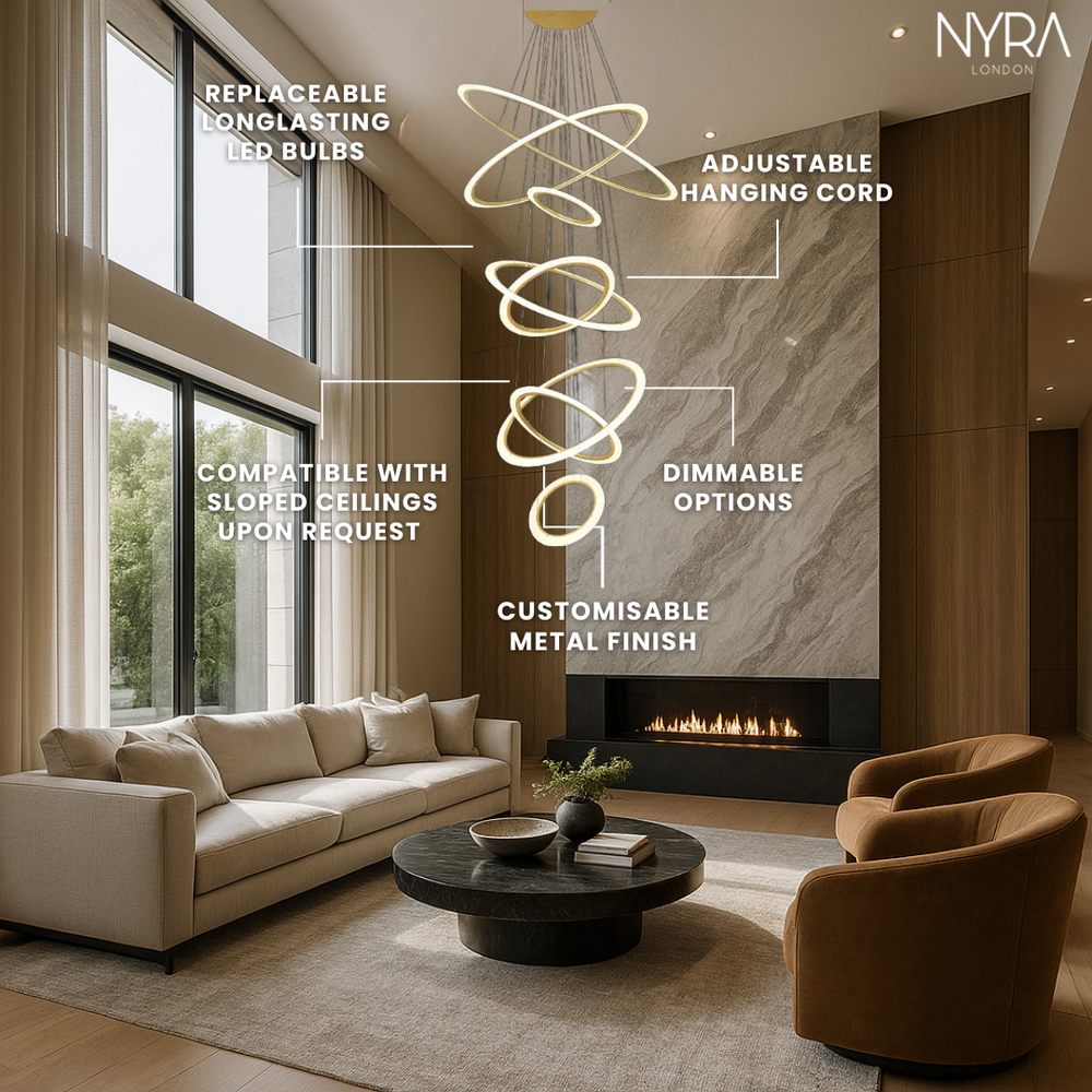 Mia Ring Chandelier - NYRALONDON
