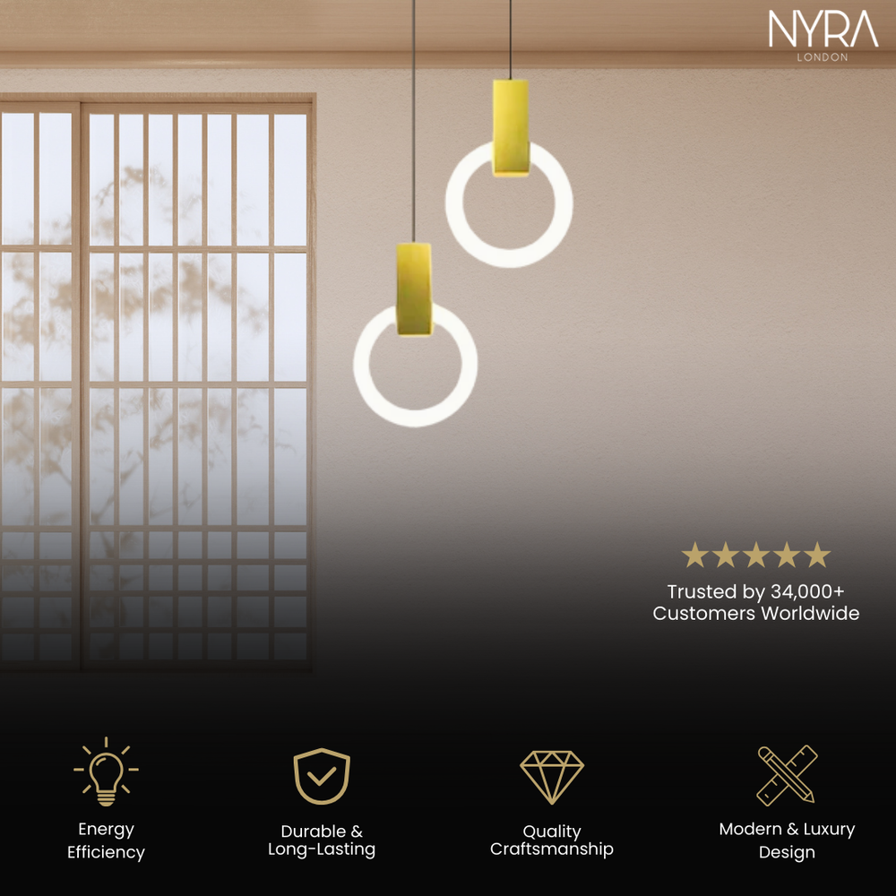 Pendulum Halo Lights - NYRALONDON