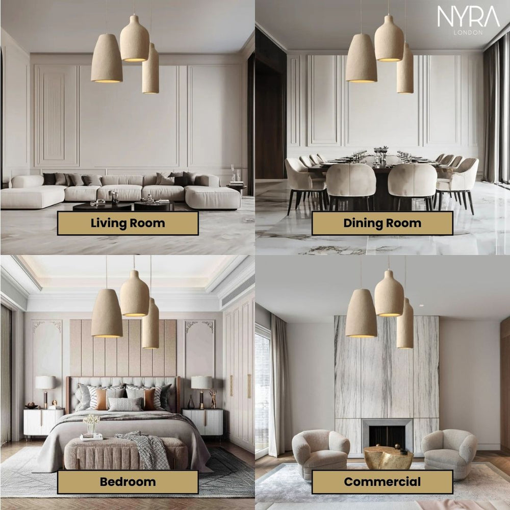 NYRA Wabi Pendant Lights | Japandi Lighting | NYRALONDON - NYRALONDON