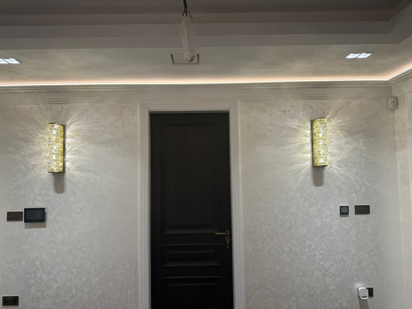 Stafford Luxury Crystal LED Wall Lamp | NYRALONDON - NYRALONDON