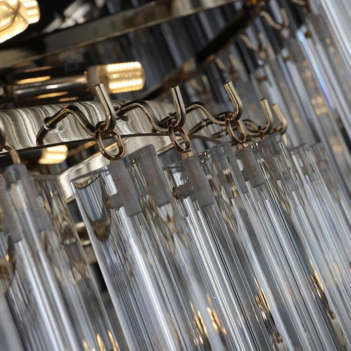 Waterloo Crystal Chandelier - Silver - NYRALONDON