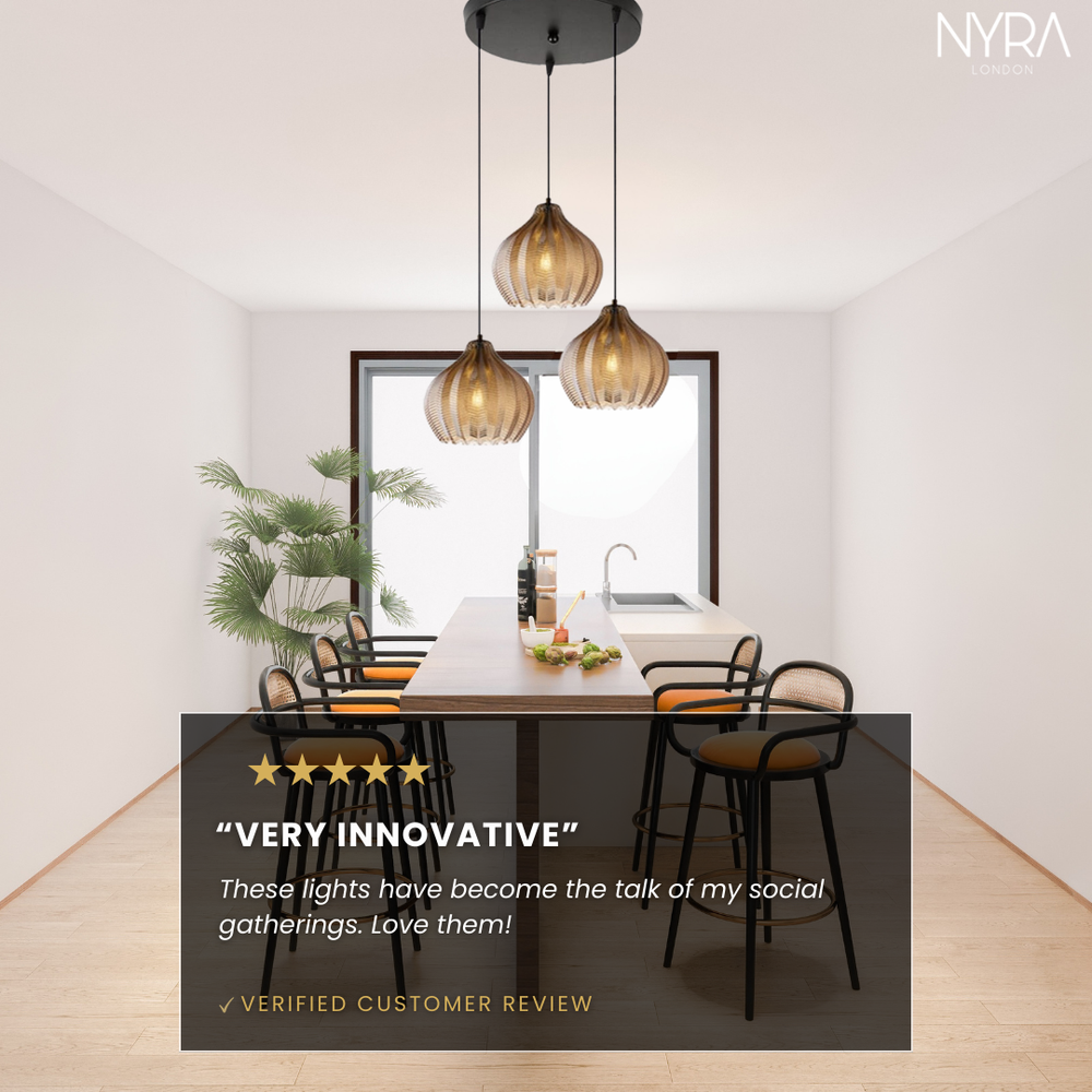 Mona Glass Pendant Lights - NYRALONDON