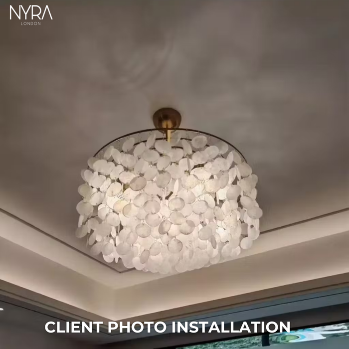 Sadaf Luxury Shell Chandelier | Nyralondon - NYRALONDON