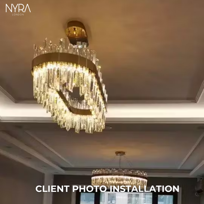 Ena Crystal Chandelier - NYRALONDON