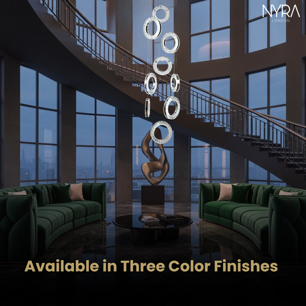 Belmont Staircase Ring Chandelier - NYRALONDON