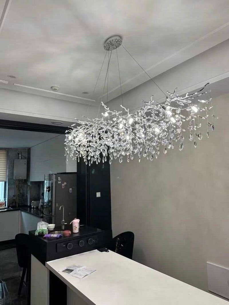 NYRA Chrome Branch Chandelier - NYRALONDON