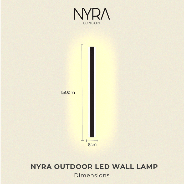 NYRA Outdoor LED wall lamp - NYRALONDON
