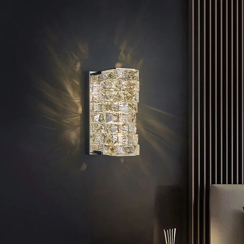 Stafford Luxury Crystal LED Wall Lamp – NYRALONDON