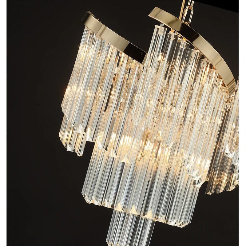 Waterloo Crystal Chandelier - Silver - NYRALONDON