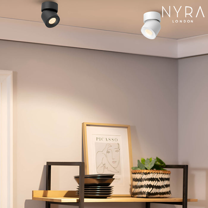 PivotGlow 360° LED Ceiling Spotlight - NYRALONDON