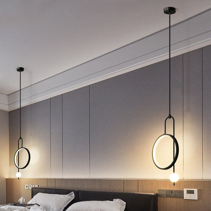 Modern Gold Ring Pendant Light - NYRALONDON