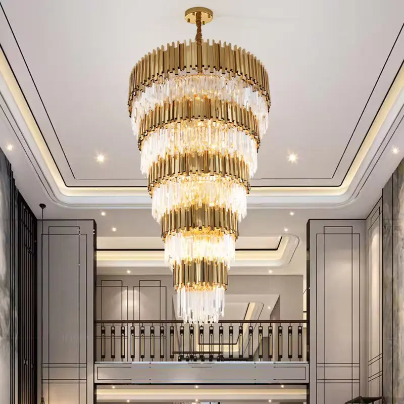 Golden Pisa Large Grand Chandelier – NYRALONDON