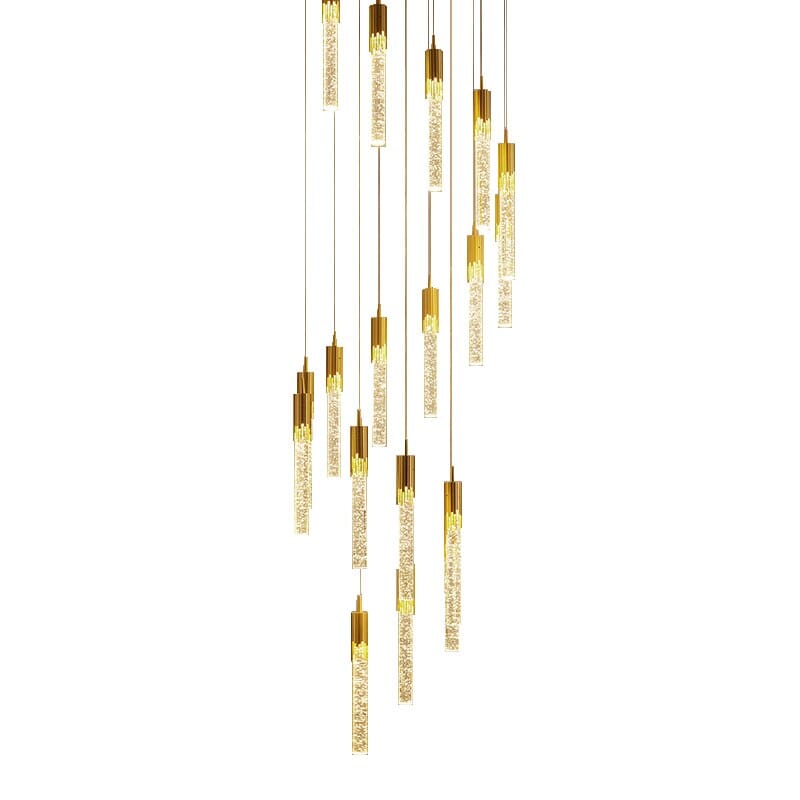 Modern Long Crystal LED Chandelier – NYRALONDON