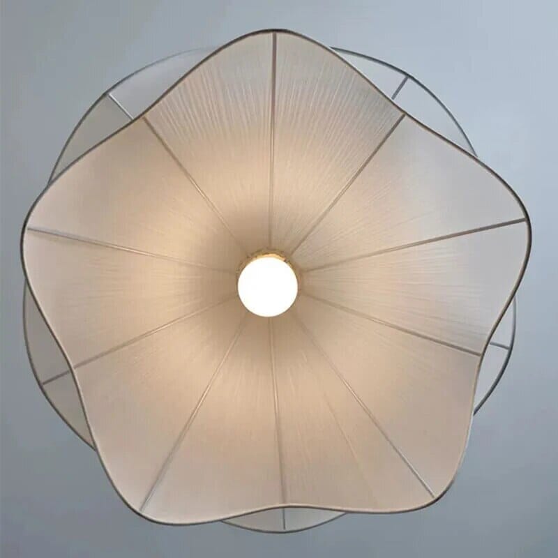 French Fabric Flower Petal Chandelier Shade – NYRALONDON