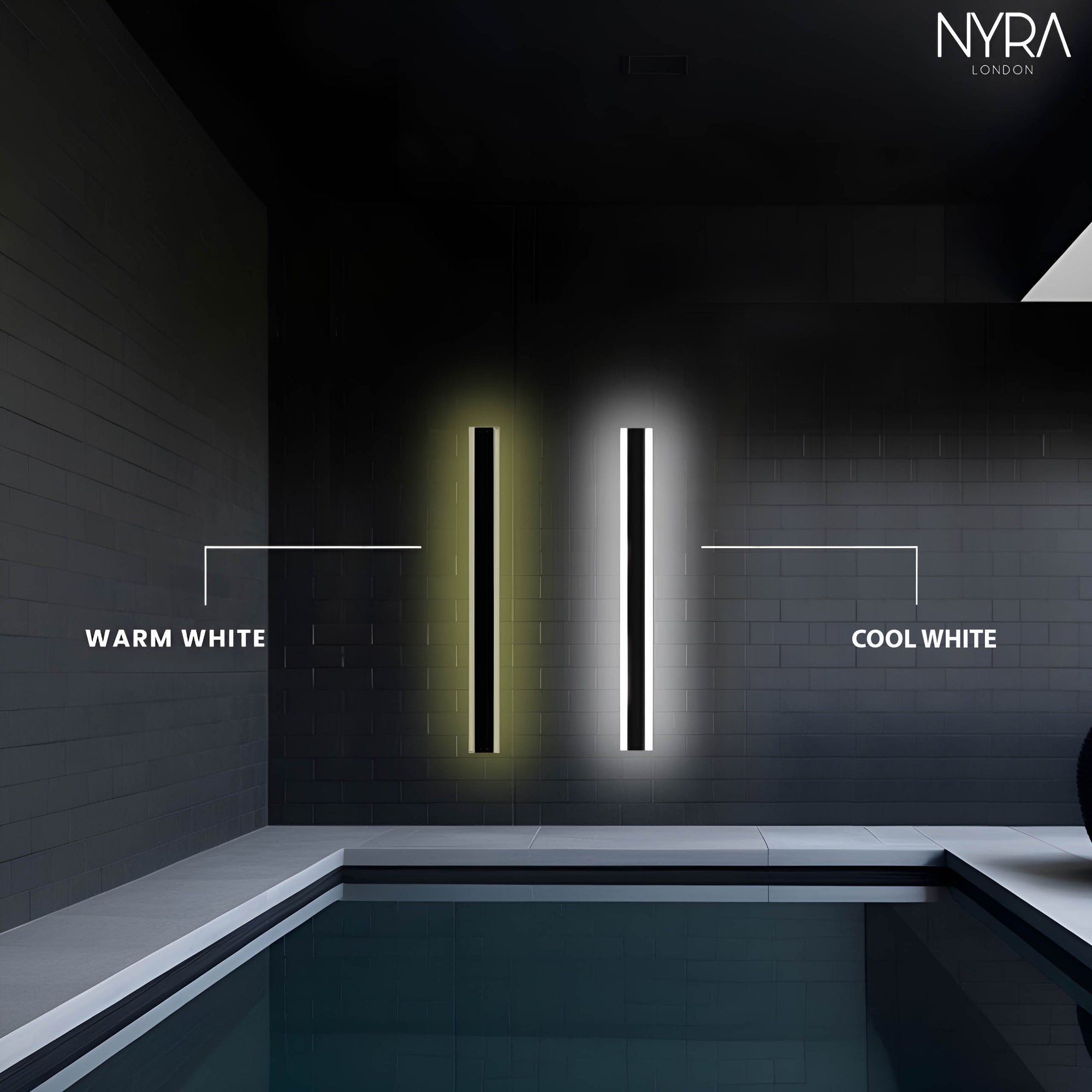 NYRA Outdoor LED wall lamp - NYRALONDON
