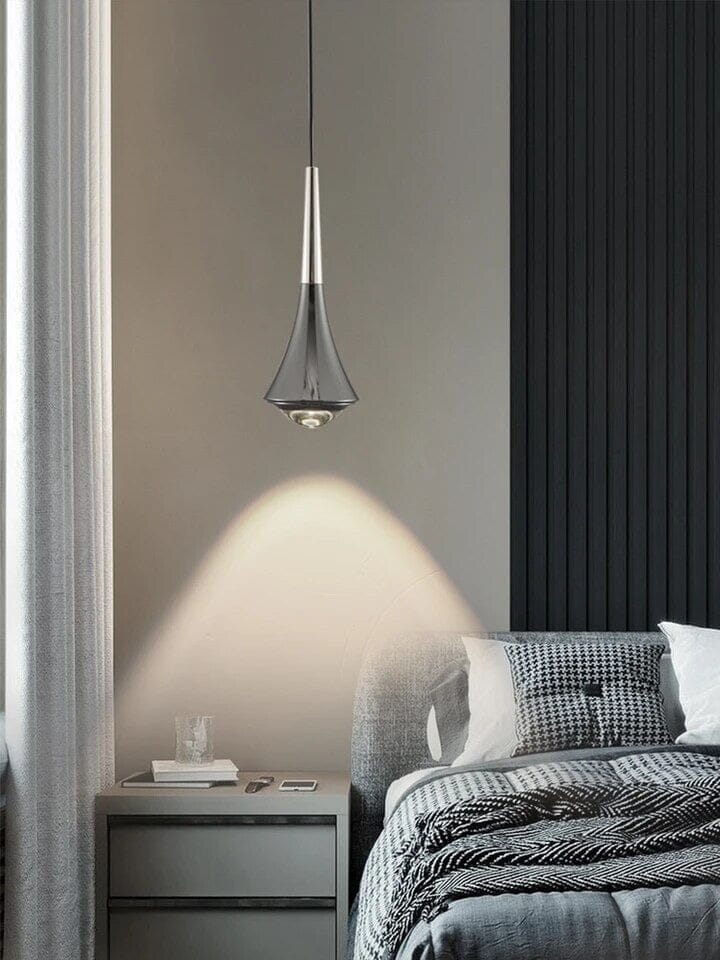 Chrome LED Water Drop Pendants – NYRALONDON