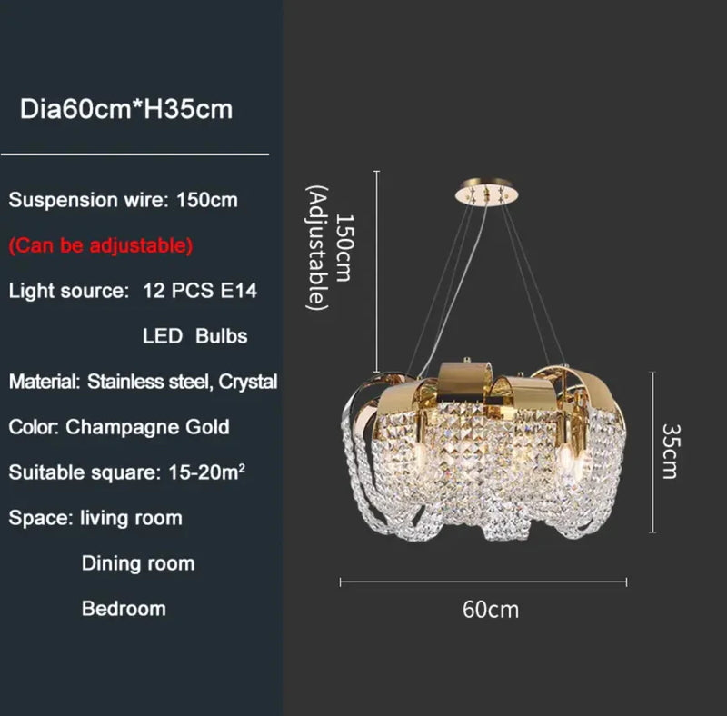 Freya Creative Gold chandelier | Nyralondon – NYRALONDON