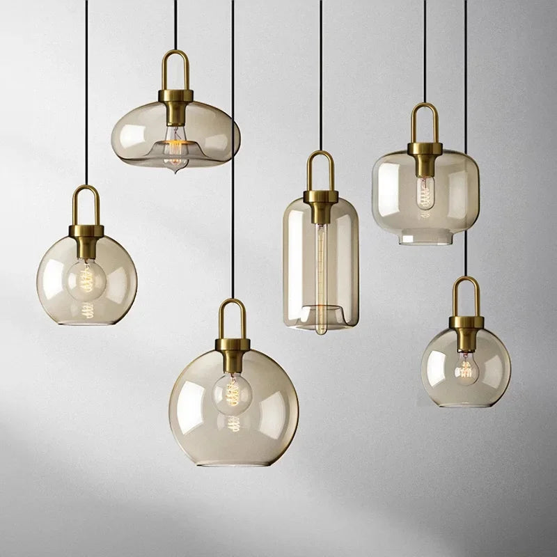 Modern Smoke Glass Pendant Light – NYRALONDON