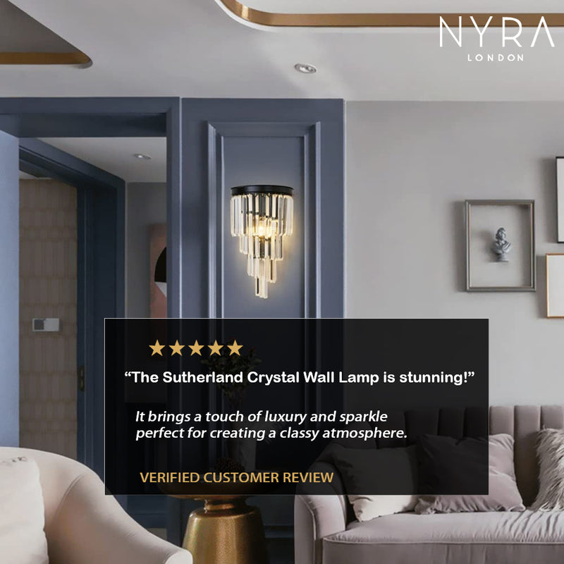 Sutherland Crystal Wall Lamp | Nyralondon - NYRALONDON