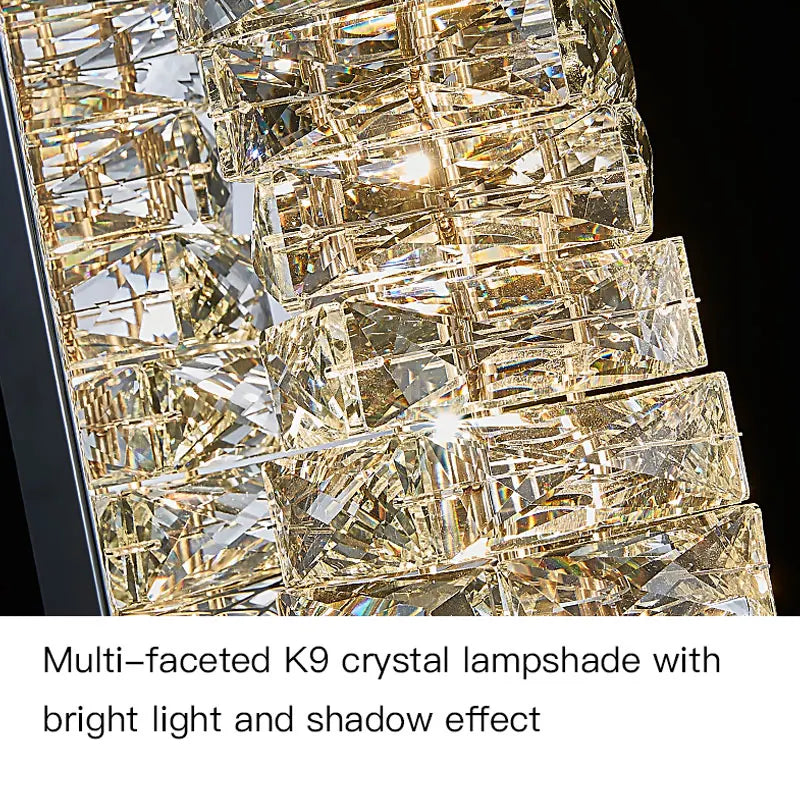 Stafford Luxury Crystal LED Wall Lamp – NYRALONDON