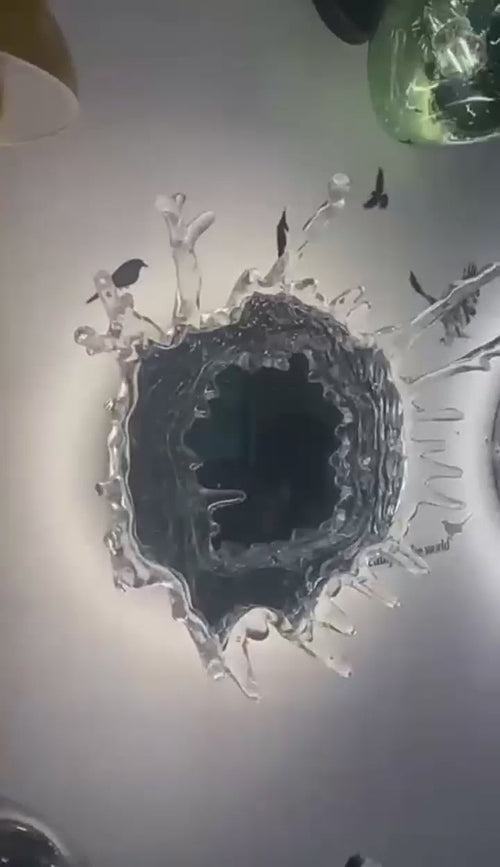 Water Splash LED Mirror | NYRALONDON - NYRALONDON