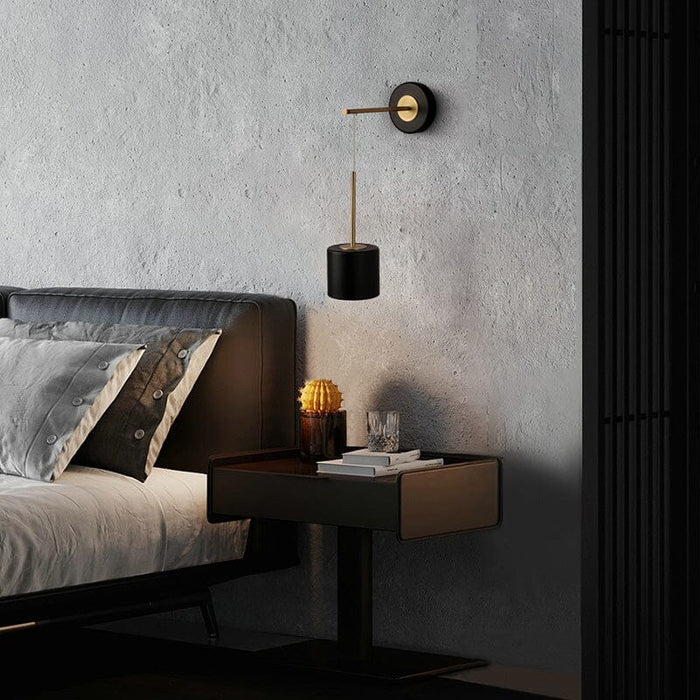Murad Acrylic Hanging Round Wall Light - NYRALONDON