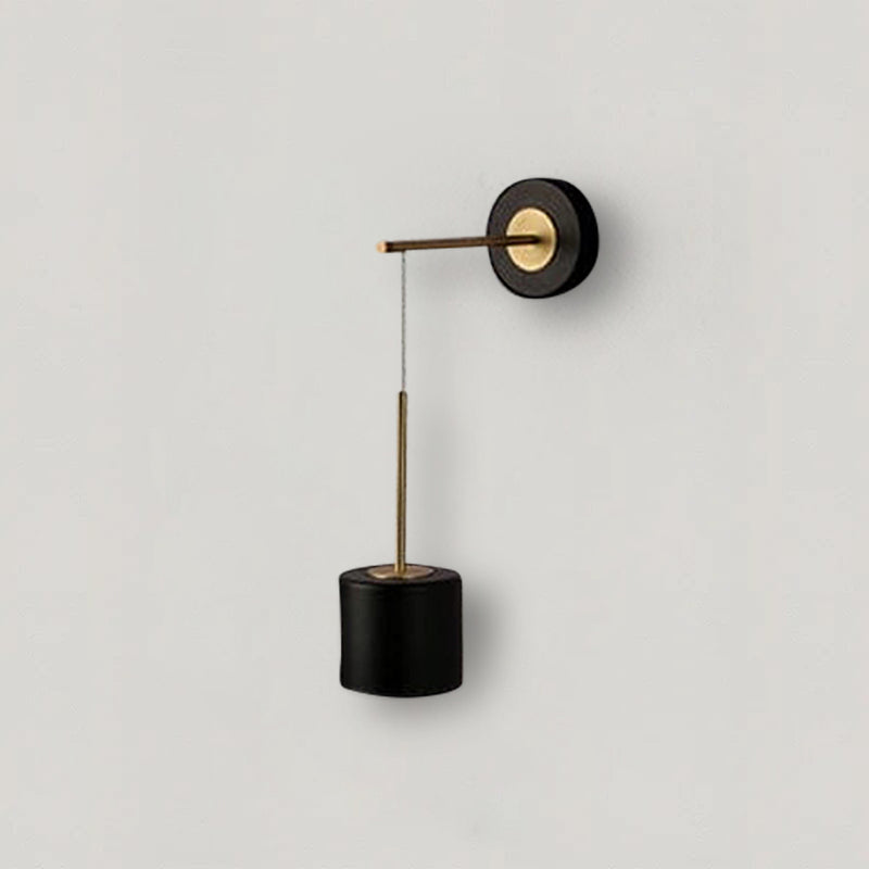 Murad Acrylic Hanging Round Wall Light - NYRALONDON