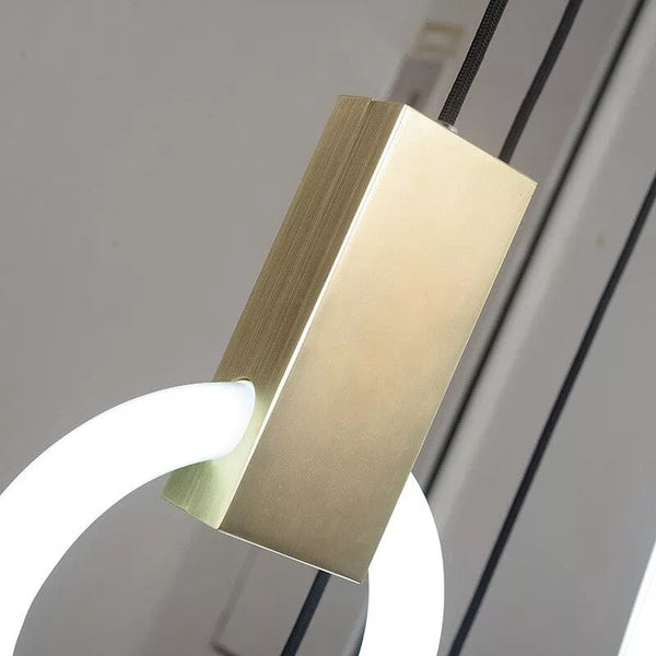 Pendulum Halo Lights - Brass / 11.8" x 15.7" / 30 x 40cm / Warm White ...